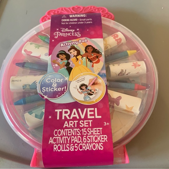 Disney | Toys | Disney Princess Activity Pad Travel Art Set | Poshmark